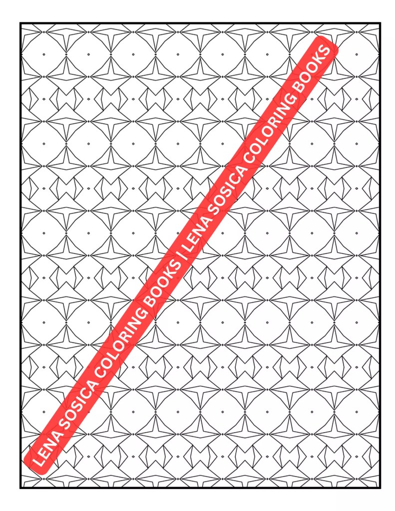 Repetitive Patterns Coloring Book – Lena Sosica Coloring Books